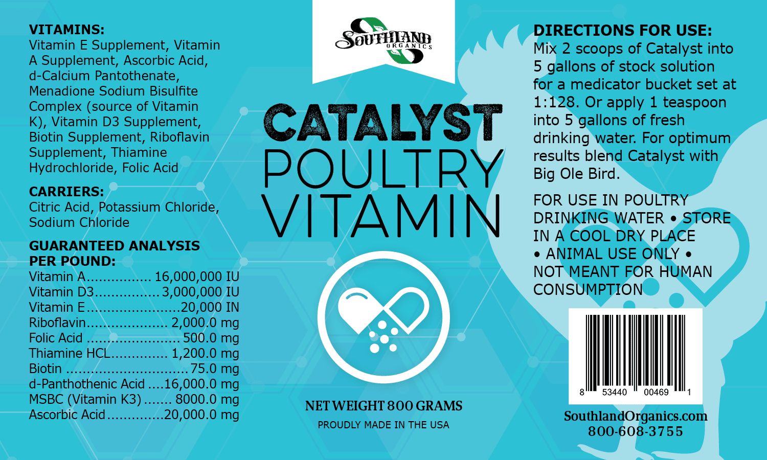 Catalyst | Poultry Vitamin Powder Supplement – NORTH STAR FARMS