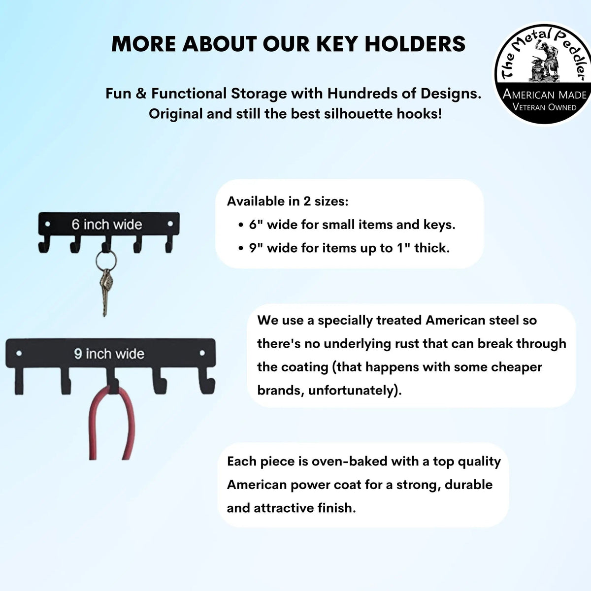 Silkie Chicken #1 Key Rack with 5 Hooks – NORTH STAR FARMS